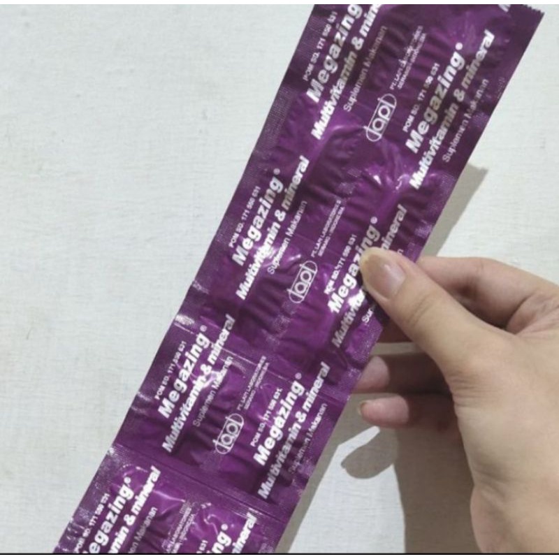Jual Megazing strip isi 10 kaplet | Shopee Indonesia