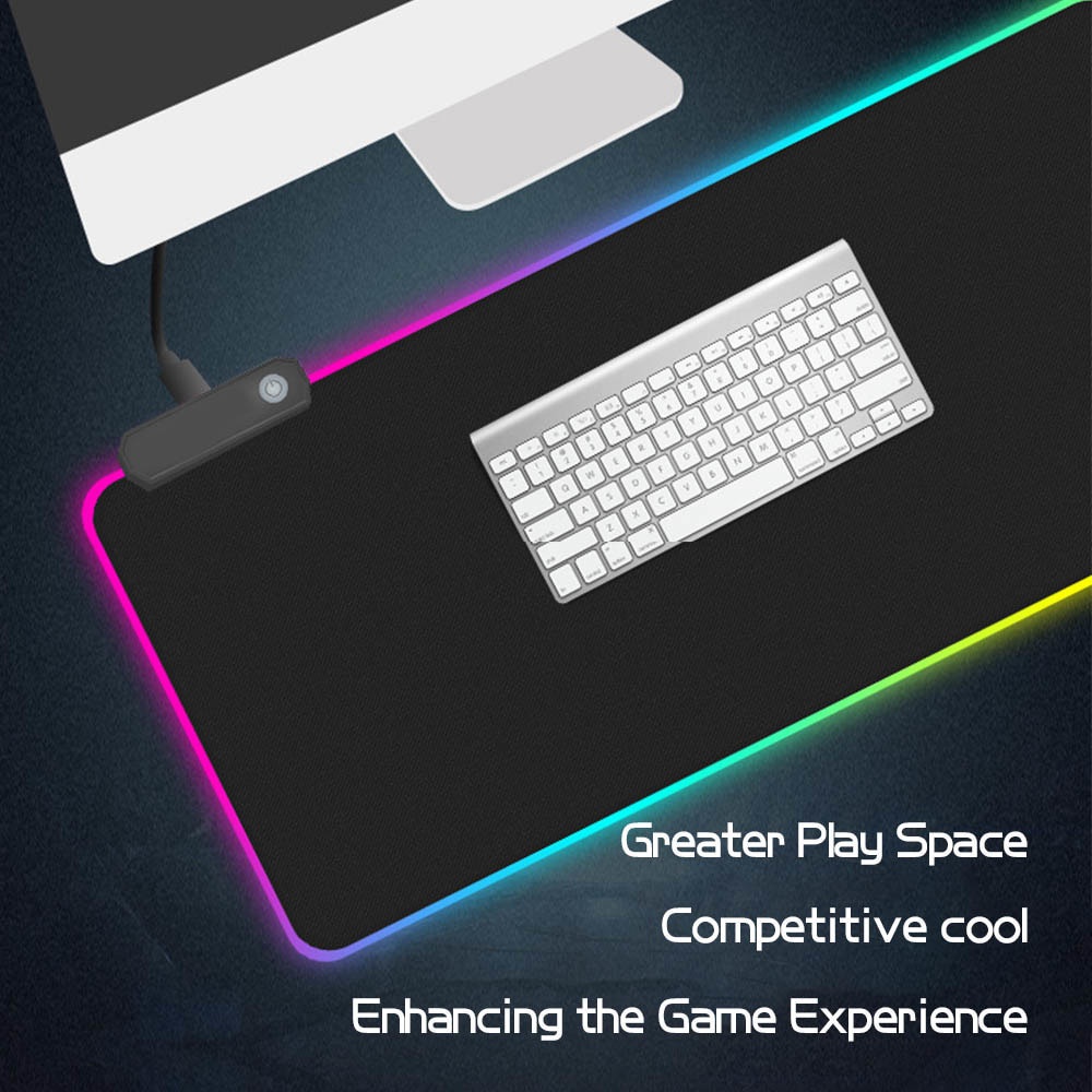 Jual MOUSE PAD RGB GAMING LED XL PANJANG RGB MOUSE PAD LAMPU LED RGB ...