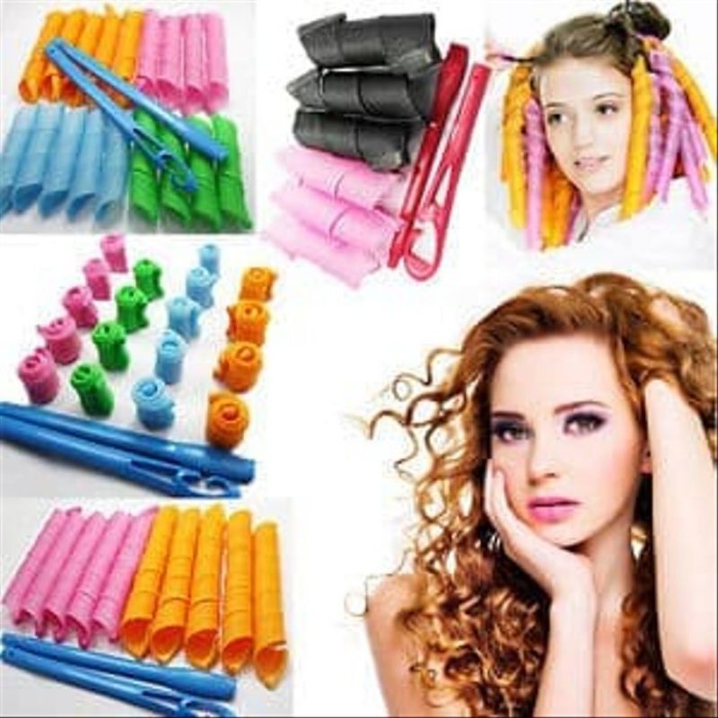 Jual Magic Leverag Instant Curly Pengikal Rambut Keriting Hair Roll ...
