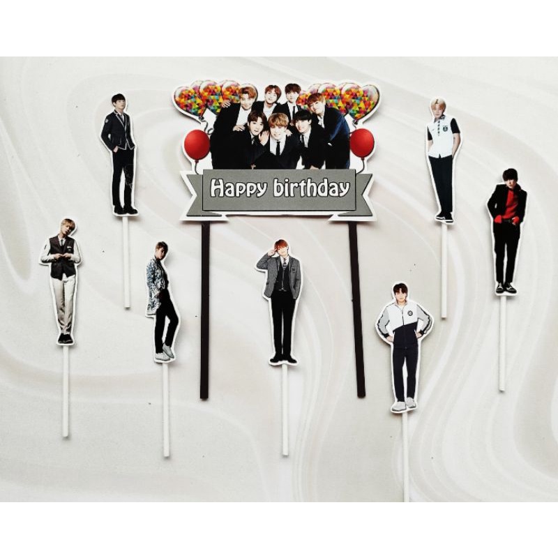 Jual topper toper hiasan tusukan kue cake nasi tumpeng ulang tahun ...