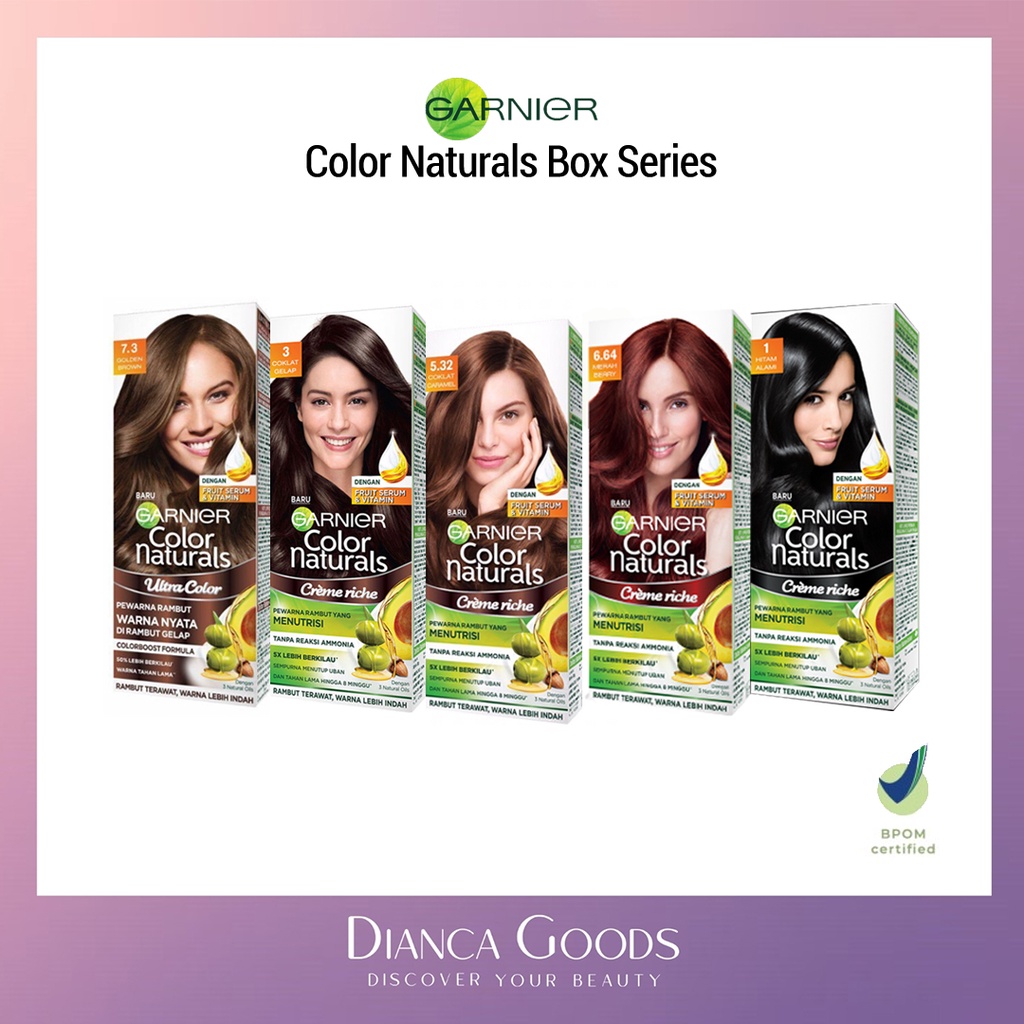 Jual GARNIER Color Naturals Series (BOX) | Golden Brown / Coklat Gelap ...