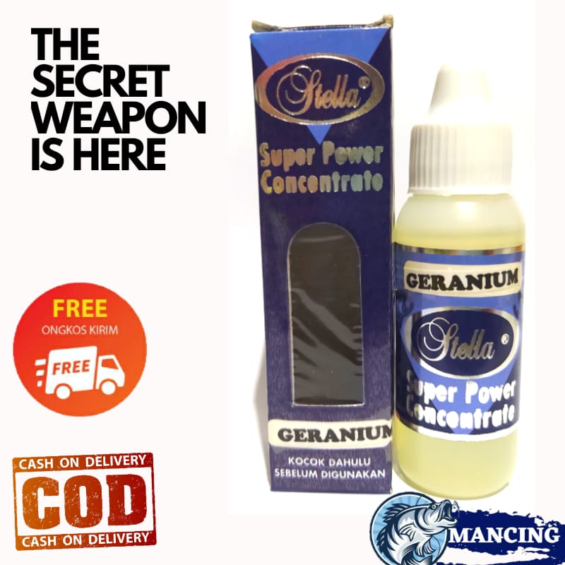 Jual Essen Stella Geranium Dus Biru Premium Best Seller 30ml | Shopee ...