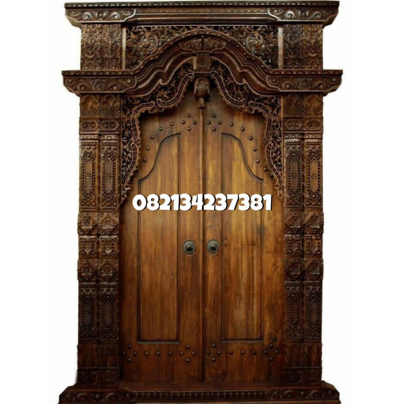 Jual Kusen Pintu Gebyok Ukir Jepara Jati Asli | Gebyok Gapura | Pintu ...