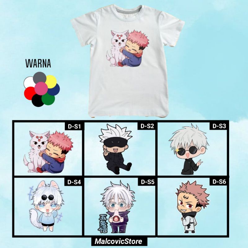 Jual Baju/Kaos Anak Jujutsu Kaisen Gojo Satoru Unisex/Baju Anak Anime ... Jual Baju/Kaos Anak Jujutsu Kaisen Gojo Satoru Unisex/Baju Anak Anime ...