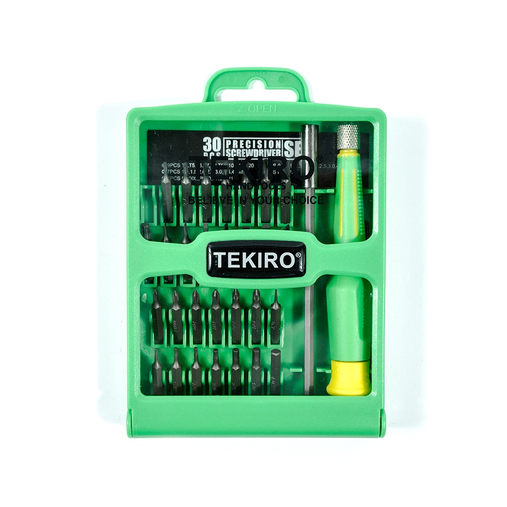 Jual TEKIRO OBENG / PRECISION SCREWDRIVER SET 30 PCS | Shopee Indonesia
