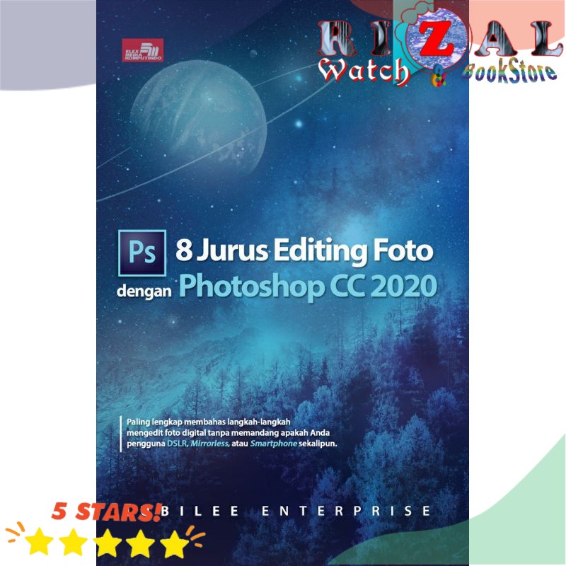 Jual BUKU 8 JURUS EDITING FOTO DENGAN PHOTOSHOP CC 2020 | Shopee Indonesia