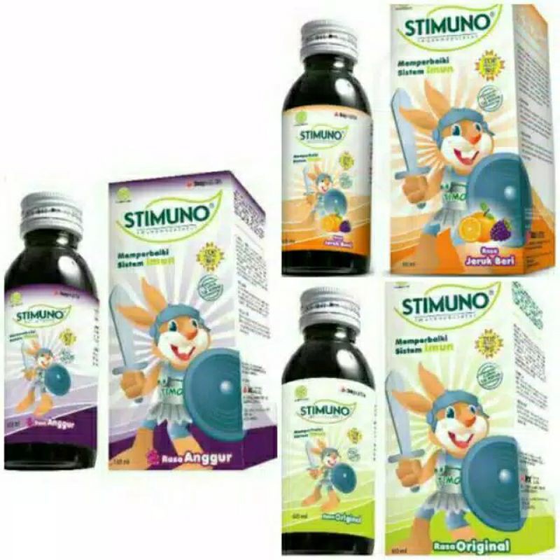 Jual Stimuno syrup 100ml | Multivitamin daya tahan tubuh anak | Stimuno ...