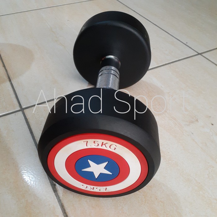 Jual Barbel Captain America Barbell 10 kg Dumble Dumbel Kapten Amerika ...