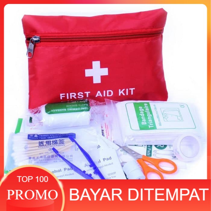 Jual Kotak P3K First Aid Kit Perlengkapan Medis Darurat Mobil Kotak ...