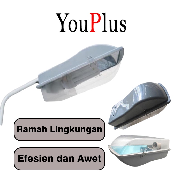 Jual YOUPLUS Lampu Jalan E27 - Kap pju E27 - Kap jalan tiang lampu jalan plastik | Shopee Indonesia