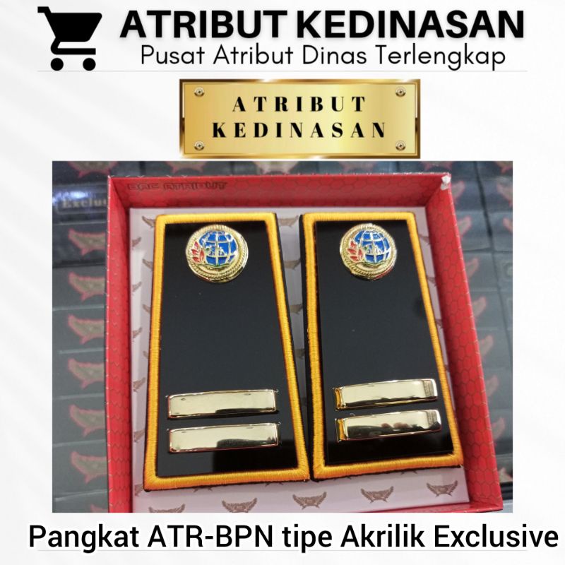 Jual Pangkat ATR BPN Akrilik Exclusive 3B BAC ATRIBUT | Shopee Indonesia