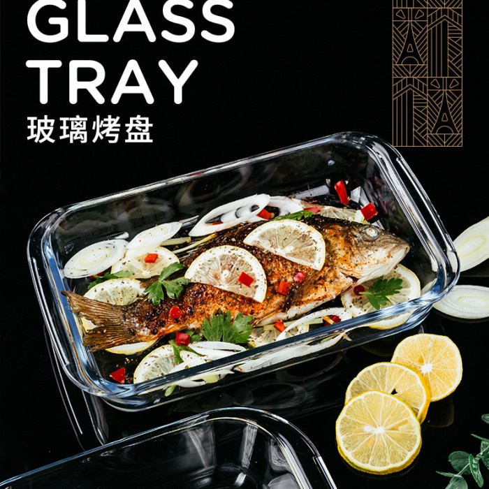 Jual Loyang Kaca - Forbake Rectangle Glass Bake Tray / Loyang Oblong ...