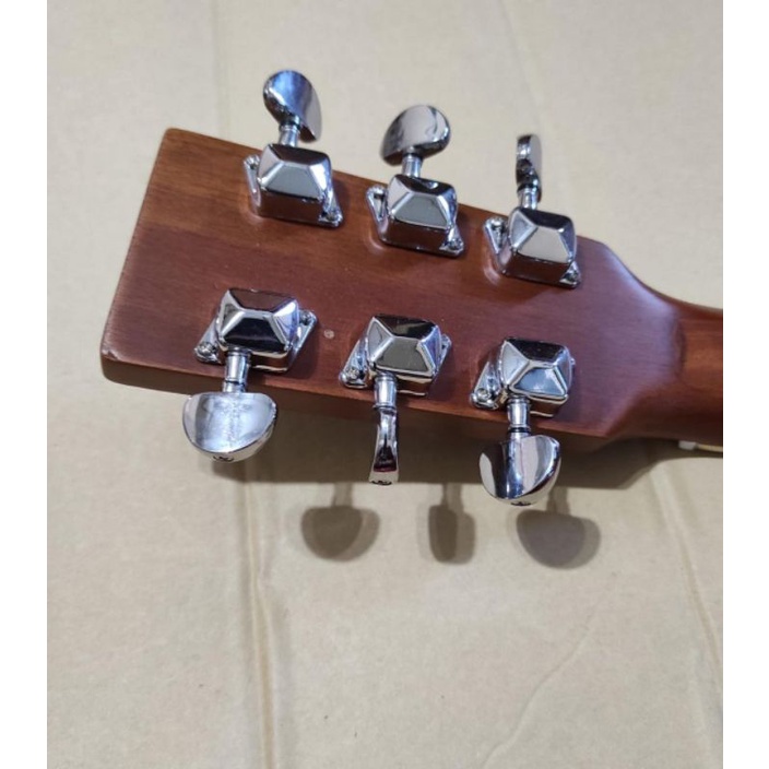 Jual Dryer gitar akustik bijian kaleng krom 1 set(6 pcs) | Shopee Indonesia