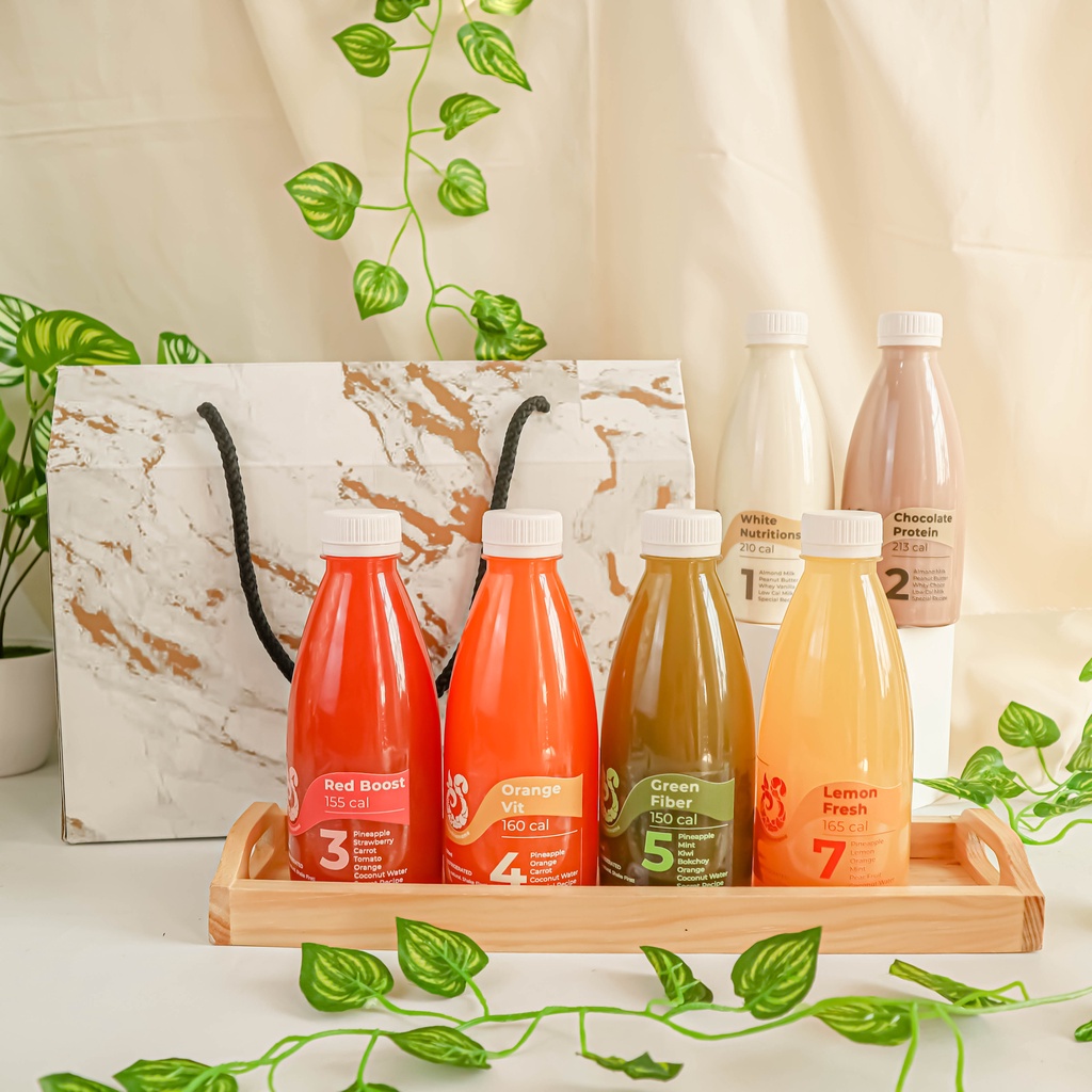 Jual Paket Jus Hampers Kado Juice Jus Kesehatan Jus Detox Cold Pressed ...