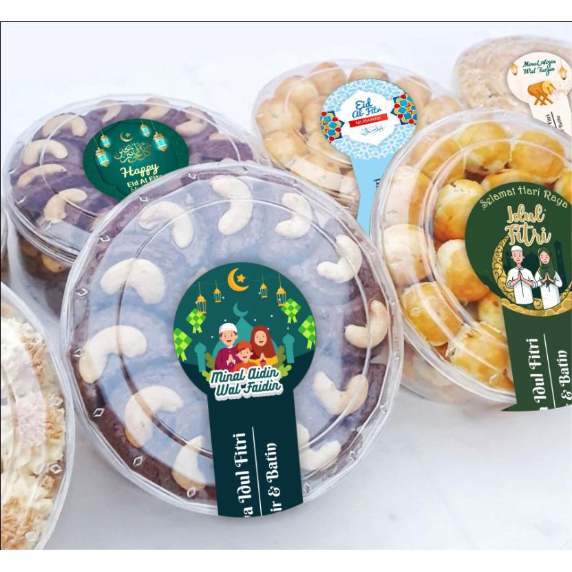 Jual Sticker Label Toples, Label Toples Idul Fitri, Custom Sticker ...