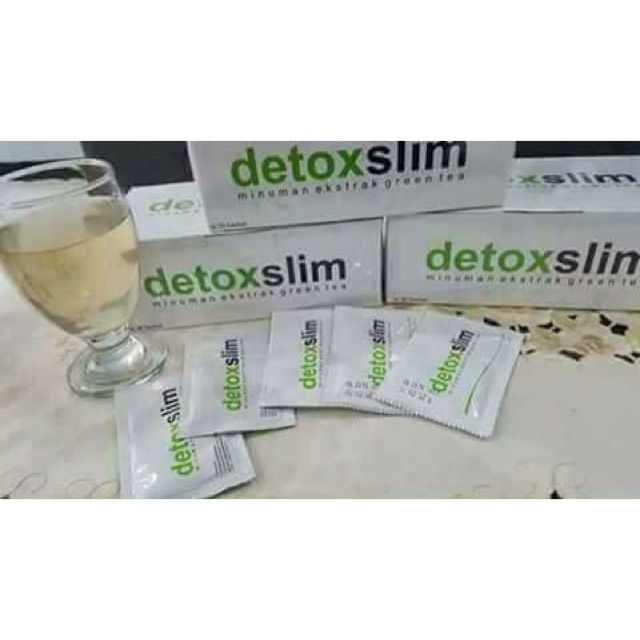 Jual Detox slim + 1 pin A (untuk diet tanpa ribet) | Shopee Indonesia