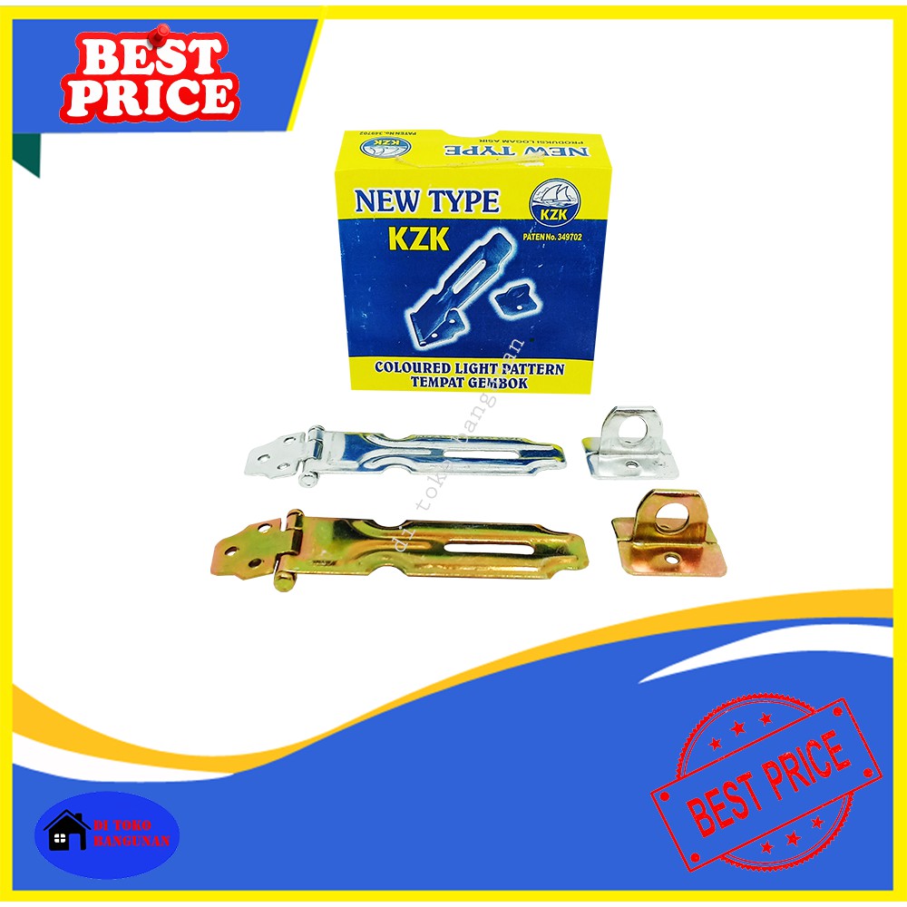 Jual Overval Kunci Pintu KZK 3" Inch | Shopee Indonesia