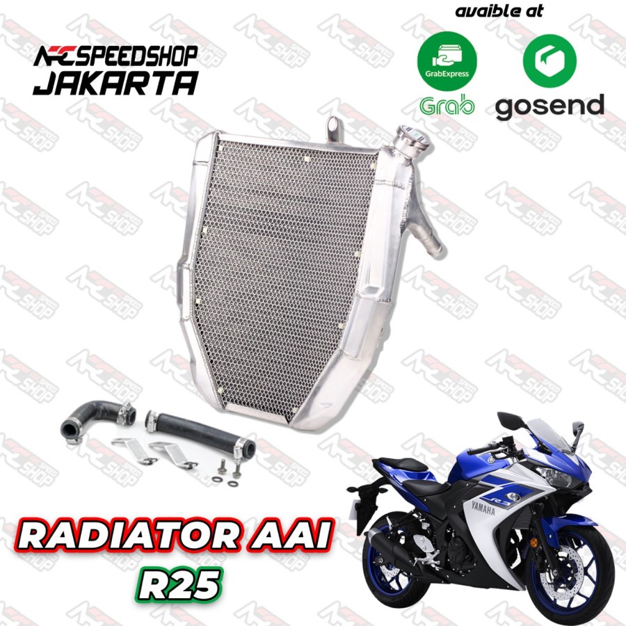 Jual RADIATOR MOTOR RACING AAI YAMAHA R25 / R3 - ORIGINAL | Shopee ...