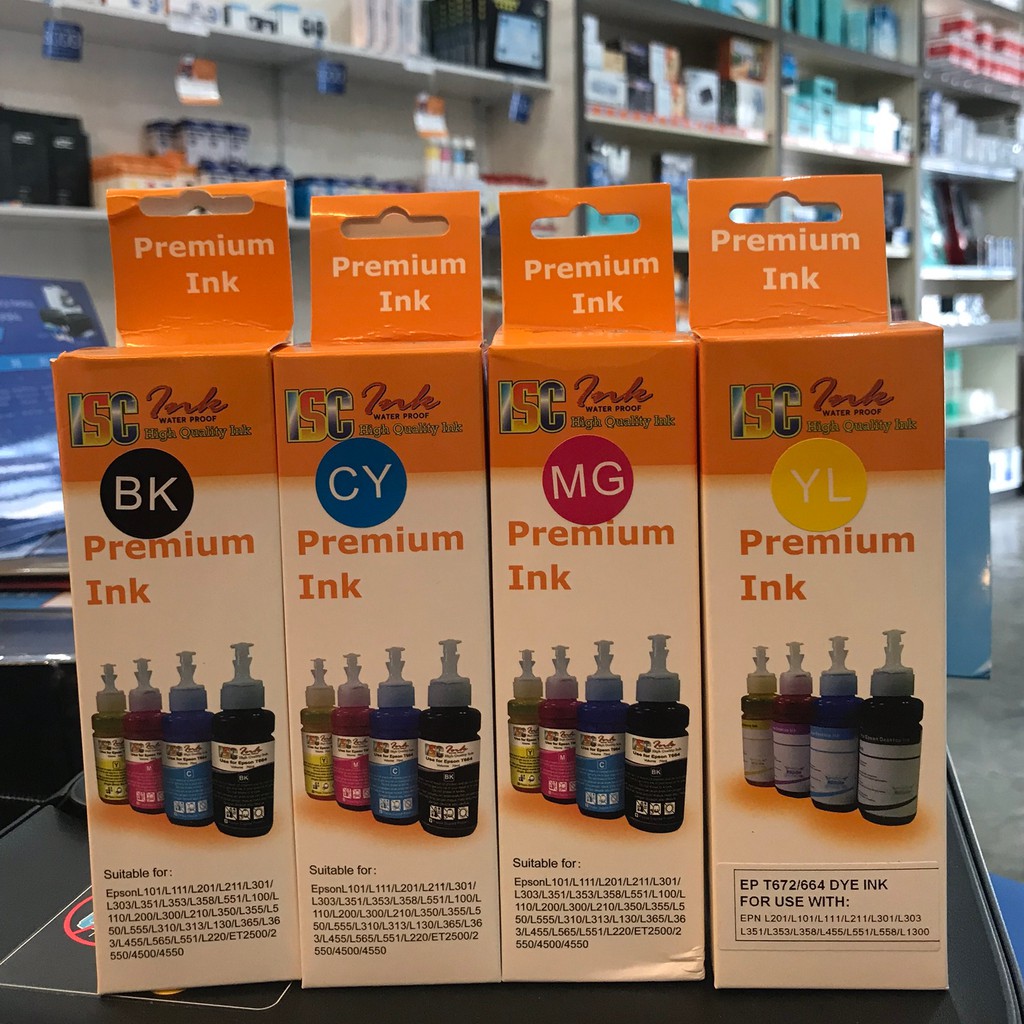 Jual Tinta Epson 664 ISC Premium (L110, L120, L220, L310, L360, L380 ...