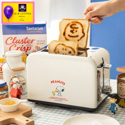 Jual PEANUTS Snoopy & Charlie Brown Character Retro Toaster - Brunch ...