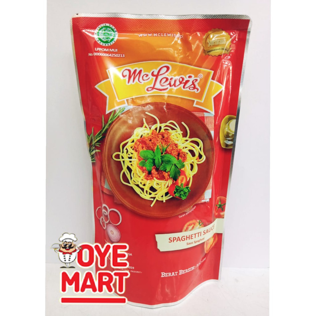 Jual MCLEWIS SPAGHETTI SAUCE 310GR | Shopee Indonesia