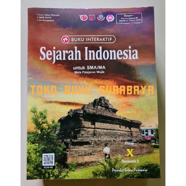Jual Buku PR / LKS interaktif sejarah indonesia kelas X, 10 semester 2 (K13 revisi). 2021/2022 ...