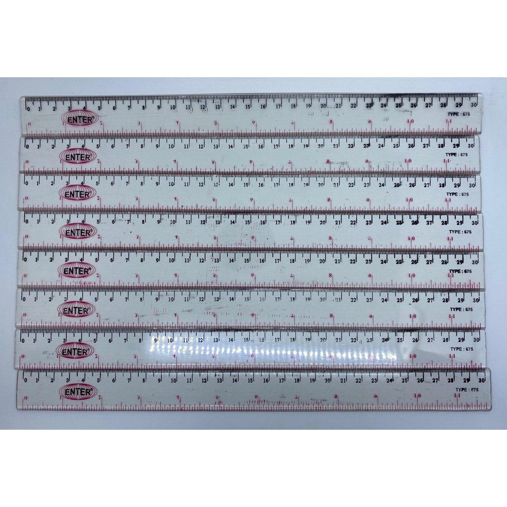 Jual Penggaris Mika 30 cm Merk Enter Ecer | Shopee Indonesia