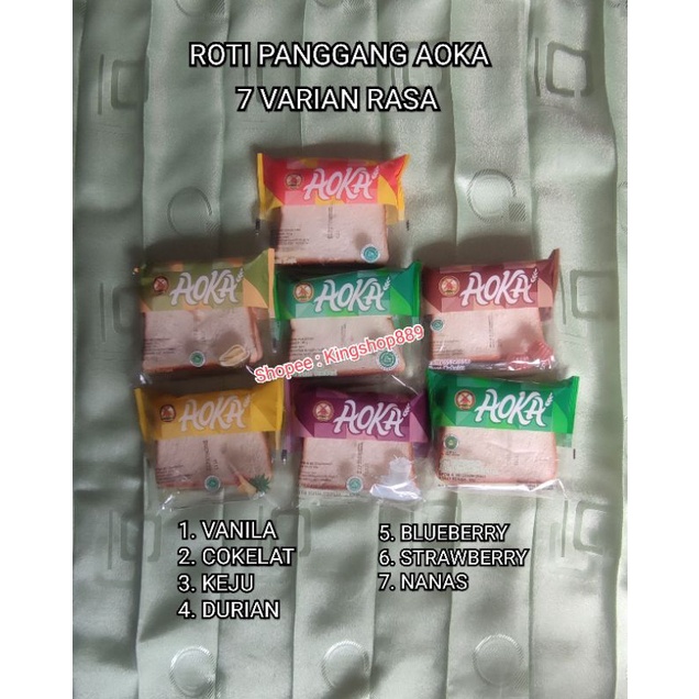 Jual Roti panggang aoka / kue aoka aneka rasa selai | Shopee Indonesia