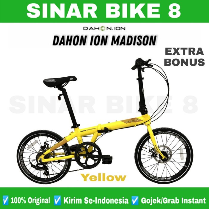 Jual Sepeda Lipat Ukuran 20 Inch DAHON ION MADISON Alloy Shimano 7 ...