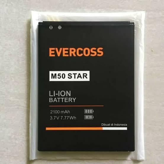 Jual MURAH Baterai ORI OEM Evercoss M50 Star M50A A75B Bat Evercos M50 ...