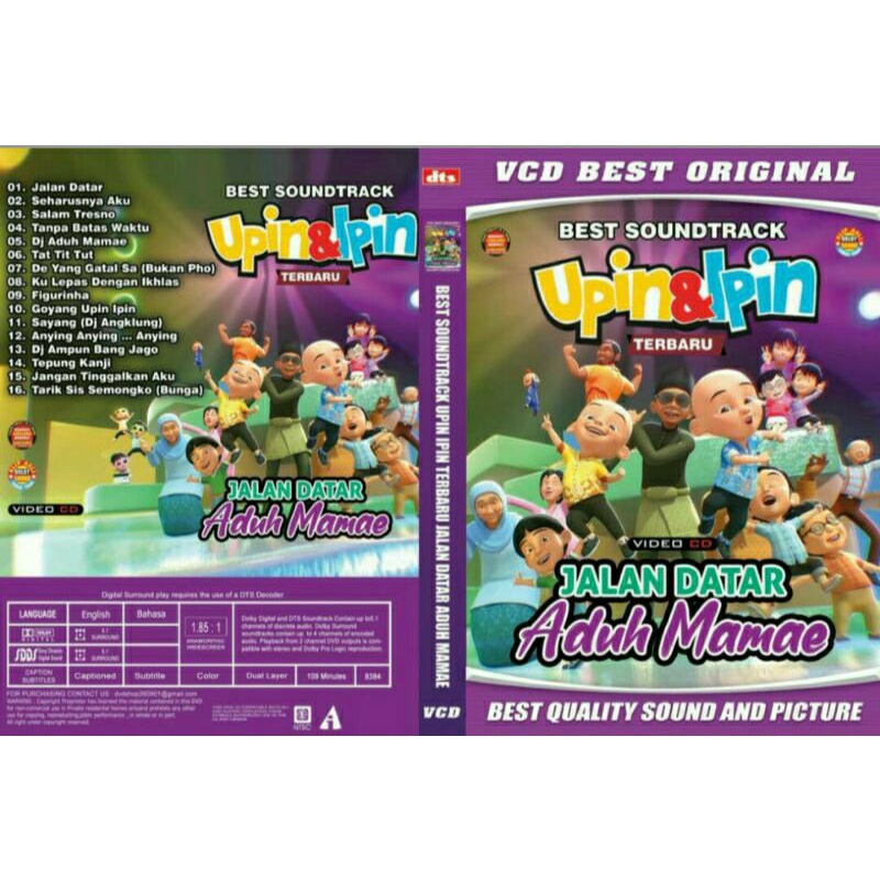 Jual Kaset lagu vcd best sountrack Upin Ipin terbaru | Shopee Indonesia