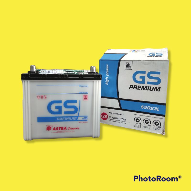 Jual AKI MOBIL 55D23L GS ASTRA XTRAIL JUKE ALPHARD CAMRY INOVA BENSIN ...