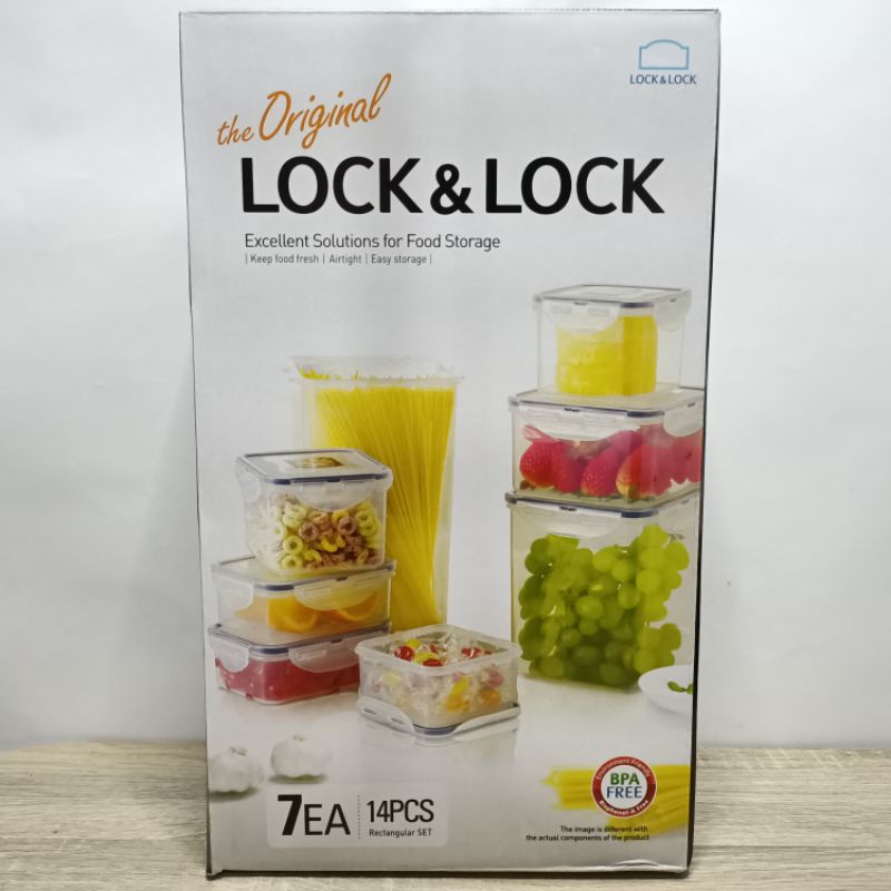 Jual LocknLock - Exclusive Kotak Makan - Gift Set 7PCS (HPL818CS7 ...