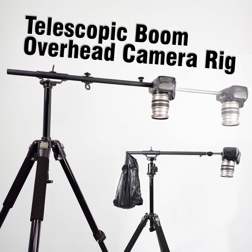 Jual Telescopic Boom Overhead Camera Rig Kamera Video Foto Flat Lay ...