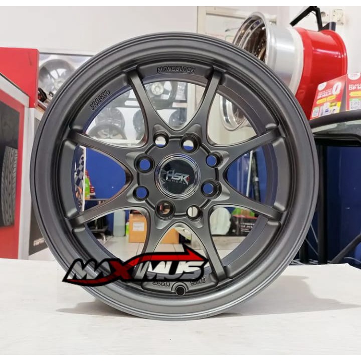 Jual velg mobil hsr hirosima r14 h8 smg | Shopee Indonesia