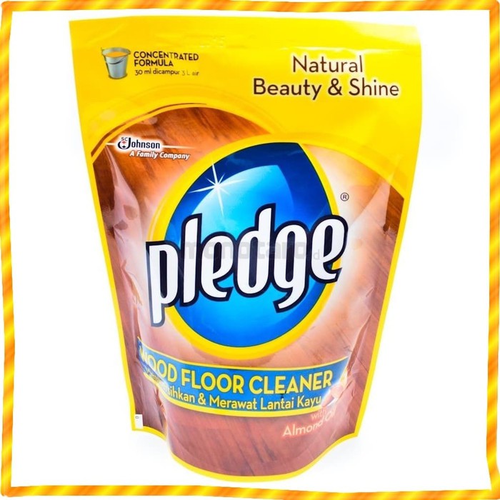 Jual PLEDGE Pengkilap mebel kayu Pledge Wood Floor Cleaner Pouch 400ml ...
