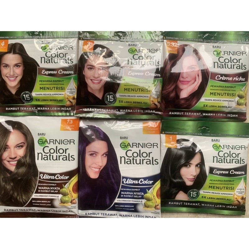 Jual Garnier Semir Rambut Hair Color Natural Semir Pewarna Rambut ...