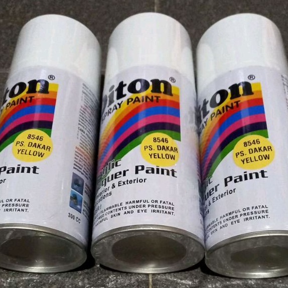 Jual 8546 PS Dakar Yellow Diton 300ml cat semprot spray Paint aerosol ...