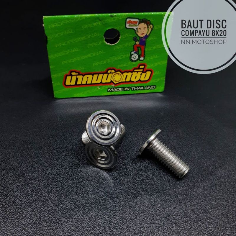 Jual baut disk disc u YAMAHA baut probolt stainless HENG thailand | Shopee Indonesia