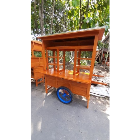 Jual Gerobak gado-gado / gerobak tahu kupat / gerobak lotek / geronak ...