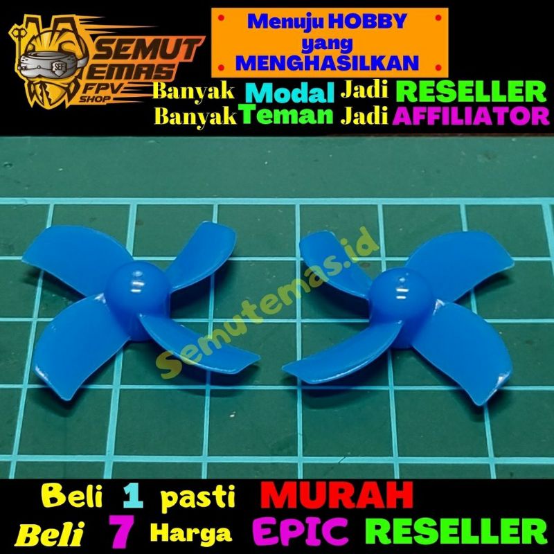 Jual Semut Emas FPV 31mm 4 BLADE Proppeller baling micin e011 rajawali ...