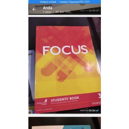 Jual buku focus 3 student book n workbook | Shopee Indonesia