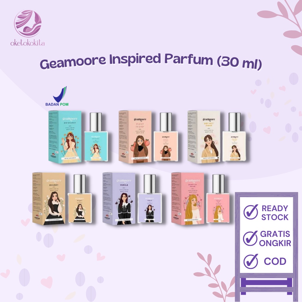 Jual Parfum Geamoore Inspired Parfum Parfum Wanita 30 ml (BPOM ...