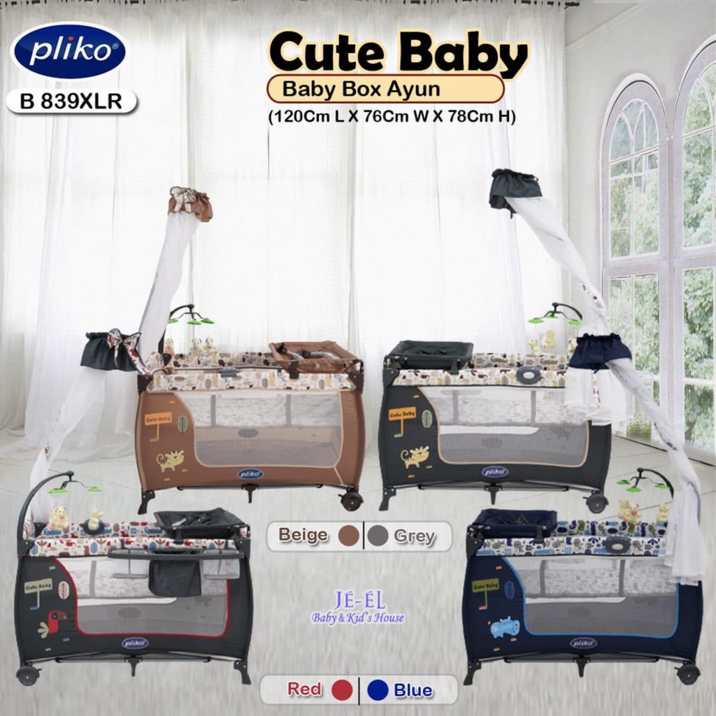 Jual Pliko Baby Box Cute Baby B839 XLR/Box Pliko Cute Baby B839XLR ...