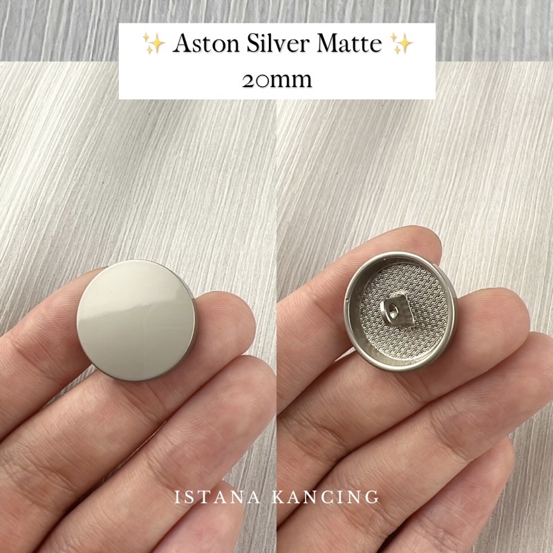 Jual Kancing Aston Metal Grosir 20mm 2cm Premium Impor GRADE A Anti ...