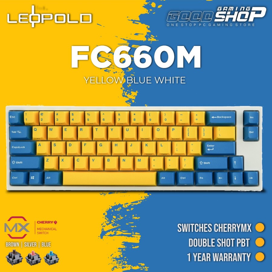 Jual Leopold FC660M Yellow Blue White Mechanical | Shopee Indonesia