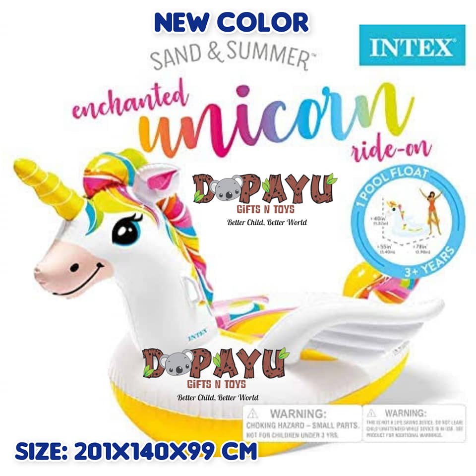Jual Pelampung Ban Renang UNICORN Intex 57561 RIDE ON FLOATIES ITTX ...