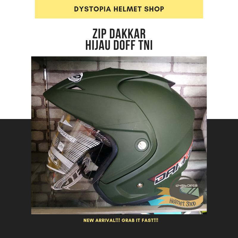 Jual Helm SNI ZIP Green Army Doff Helm ZIP Dakkar Hijau Doff TNI AD ...