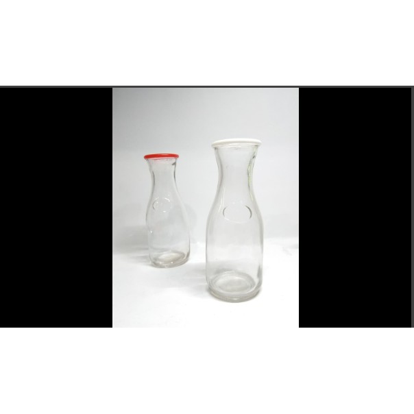 Jual Vas Kaca Botol Lurus Tutup Pajangan Batu Pasir Hias Bentuk Botol ...