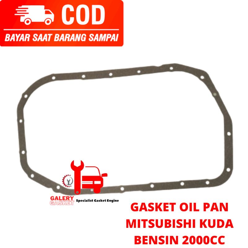 Jual PACKING CARTER BAK OLI MITSUBISHI KUDA 2000CC GASKET OIL PAN KUDA ...